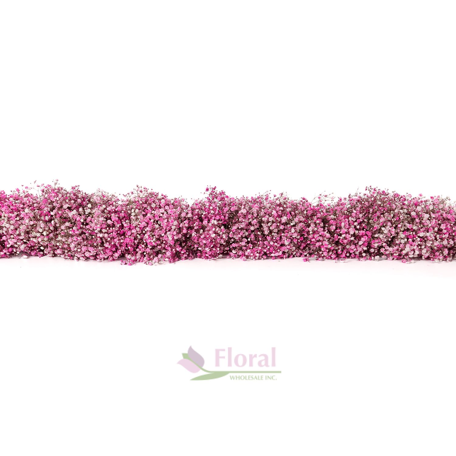 Hot Pink 5 Foot Baby's Breath Garland, 8" Diameter - Potomac Floral ...