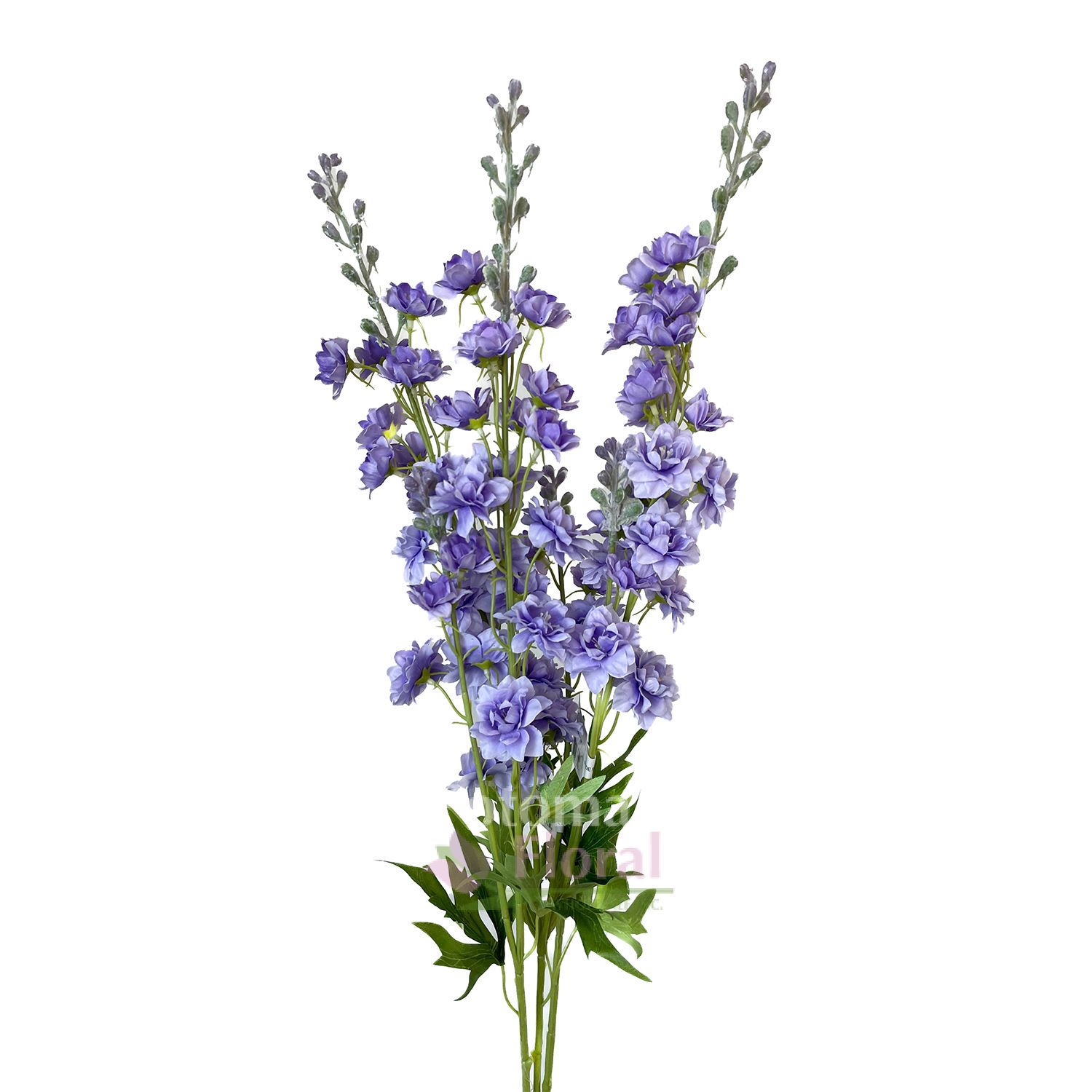 Silk Larkspur Stem Lavender 33.5" Tall - Potomac Floral Wholesale