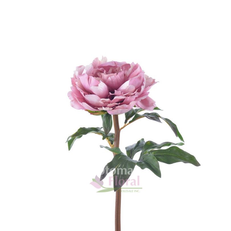 Silk Peony 20-1/2" Deep Lavender - Potomac Floral Wholesale