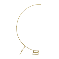 Gold Single Rod Half Circle Arch 96" Size - Potomac Floral Wholesale