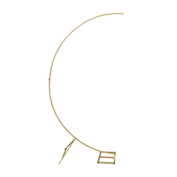 Gold Single Rod Half Circle Arch 96" Size - Potomac Floral Wholesale