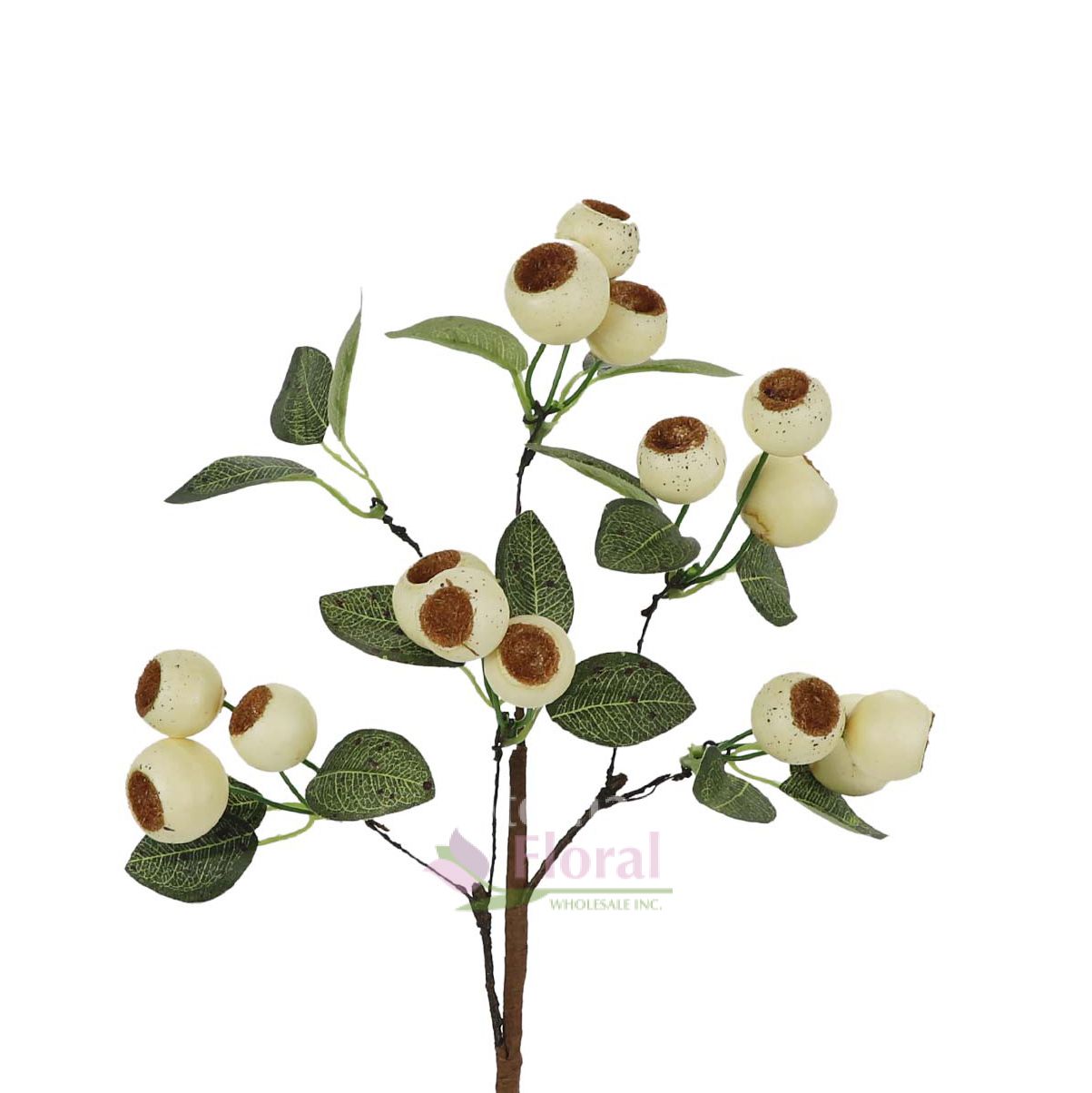 Silk 18" Berry Pod Spray - Cranberry - Potomac Floral Wholesale