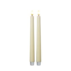 PATRIA Illuminations LED Ivory 11" Taper Candle - Potomac Floral Wholesale