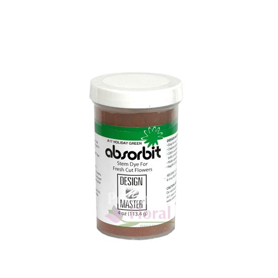 Holiday Green Absorbit Stem Dye - Potomac Floral Wholesale