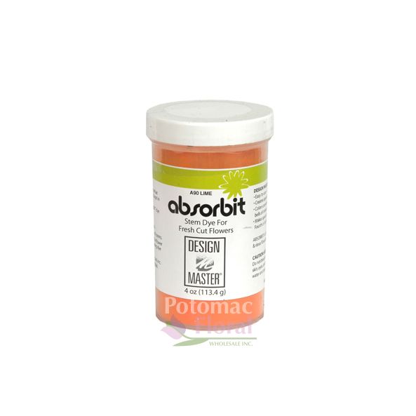 Lime Green Absorbit Stem Dye - Potomac Floral Wholesale