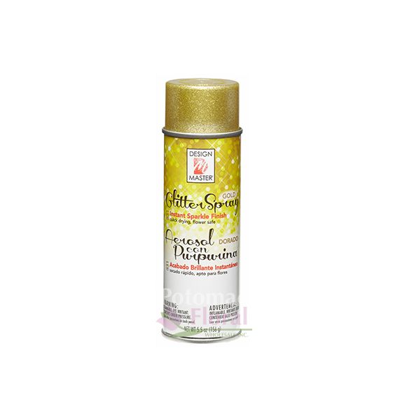Design Master Gold Glitter Spray - Potomac Floral Wholesale