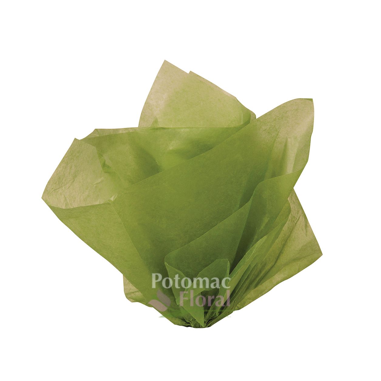 Waxed Tissue 24" x 36" - Meadow Green - 400 Sheets - Potomac Floral ...