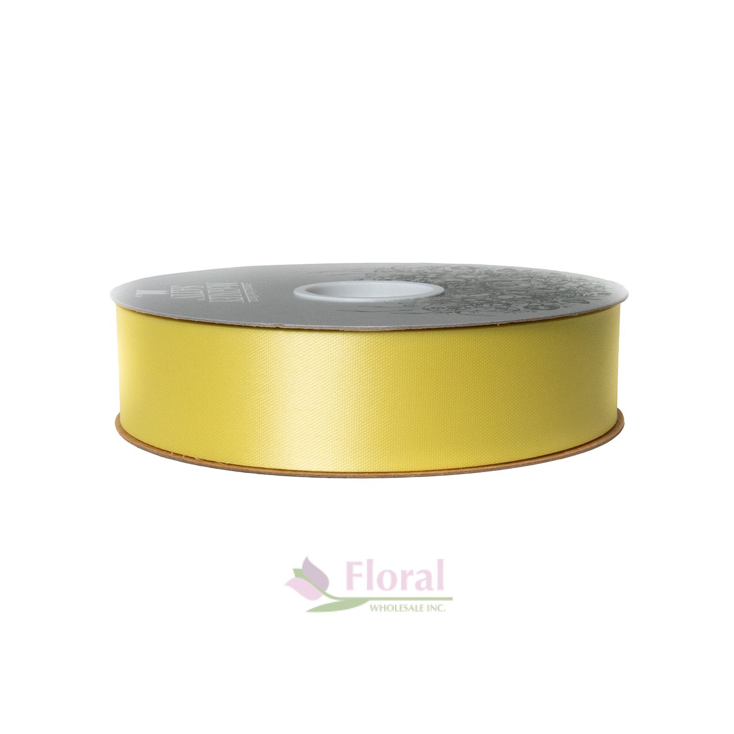 Satin Ribbon #40 Maize x 50 Yards - Potomac Floral Wholesale
