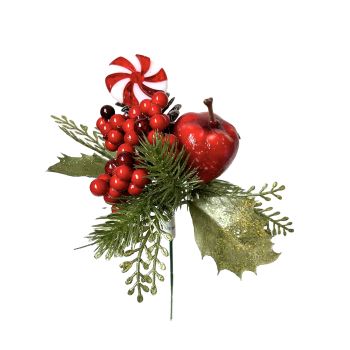 Peppermint Pick with Apple and Berries - Potomac Floral Wholesale