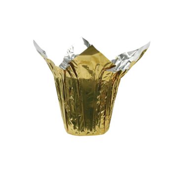 7" Speed Cover Metallic Gold - Potomac Floral Wholesale