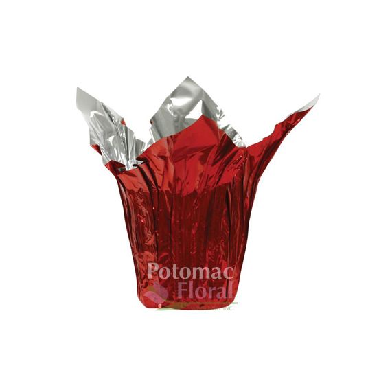 7" Speed Cover Metallic Red - Potomac Floral Wholesale